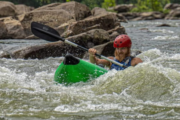 White Water Kayaking in Inflatable Ducky Kayaks Harpers Ferry WV